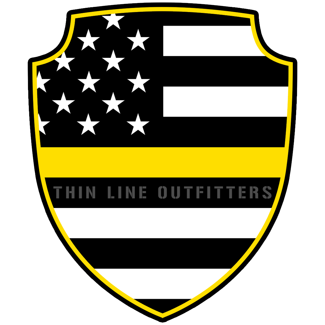 Thin Gold Line Badge Decal – Thin Line Outfitters